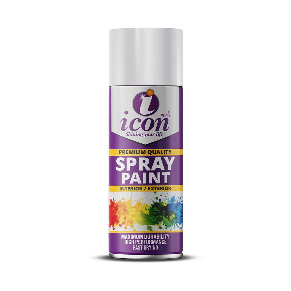 Silver Spray Paint 300ml – Icon Plus International